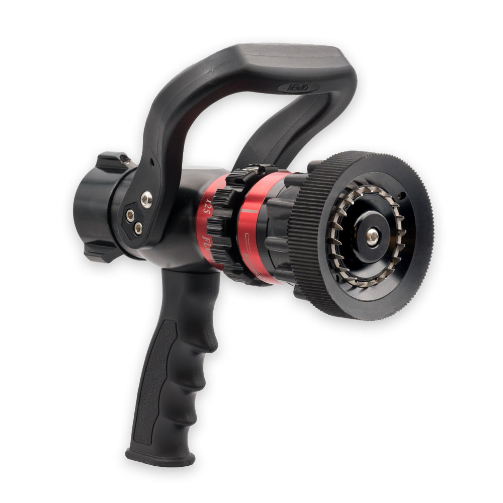 Aluminum Selectable Flow Fire Hose Nozzle – DischargeHose.com