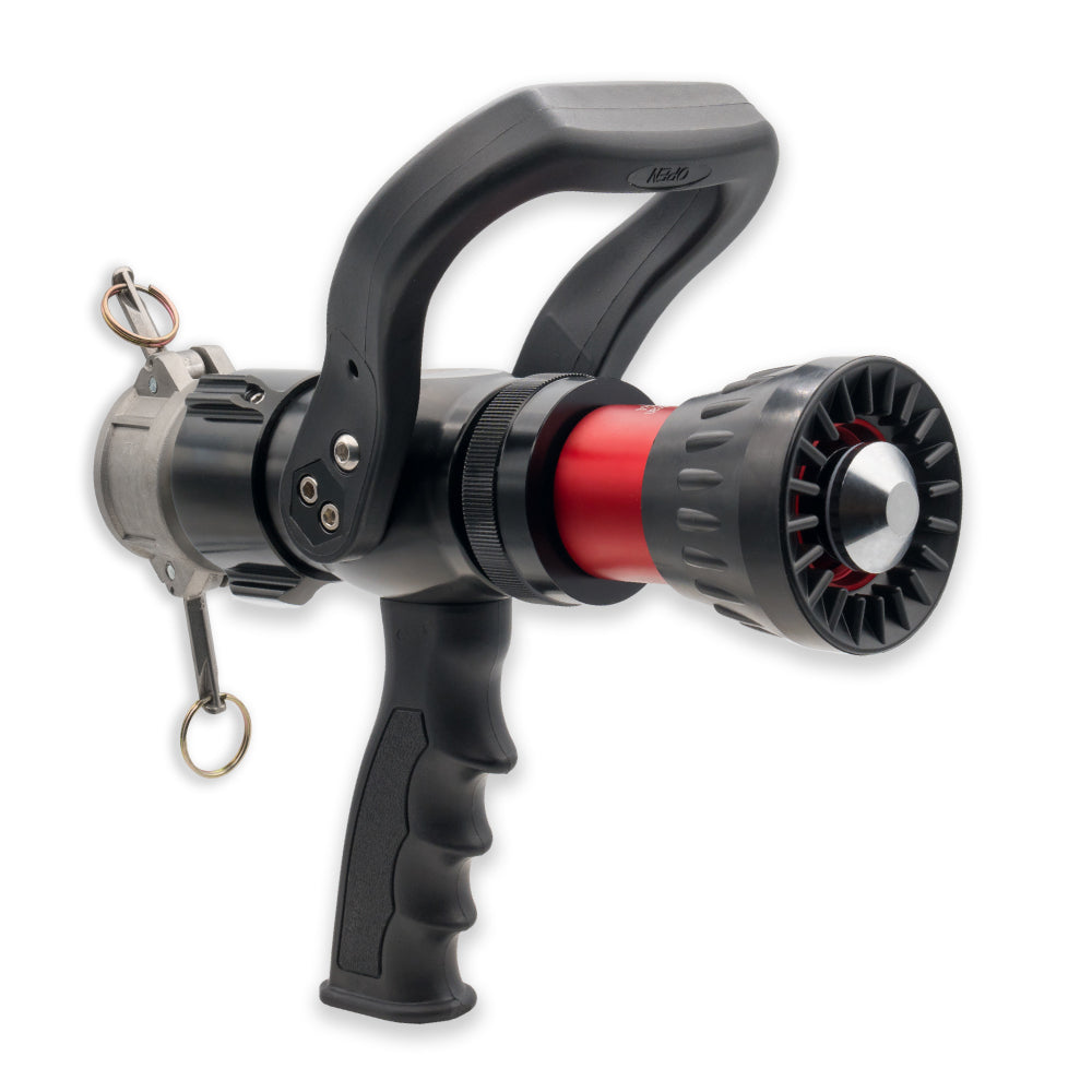 Aluminum Dual Flow Fire Hose Nozzle – Discharge Hose