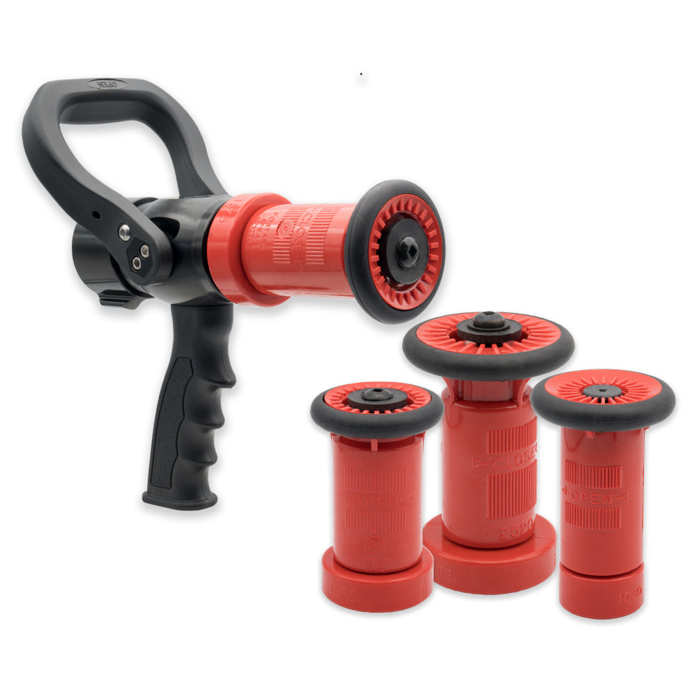 Red Plastic Fire Hose Nozzle – Discharge Hose